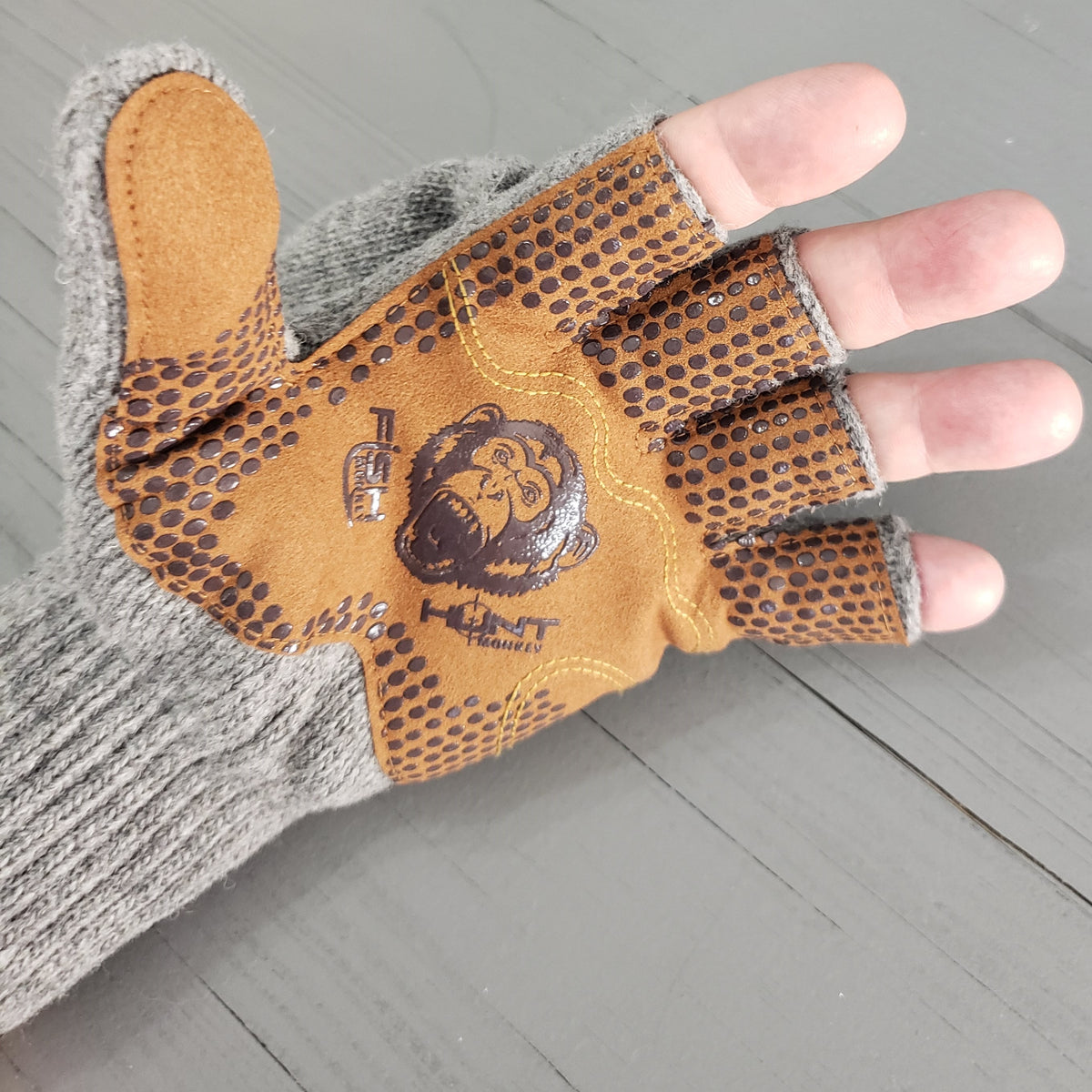 Wooly Long Mitten Glove | Wool Insulated & Convertible – Fish Monkey Gloves